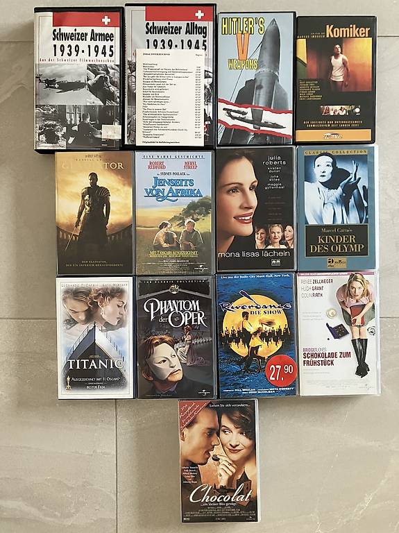 13 VHS Videokassetten im Kanton Basel-Landschaft - tutti.ch