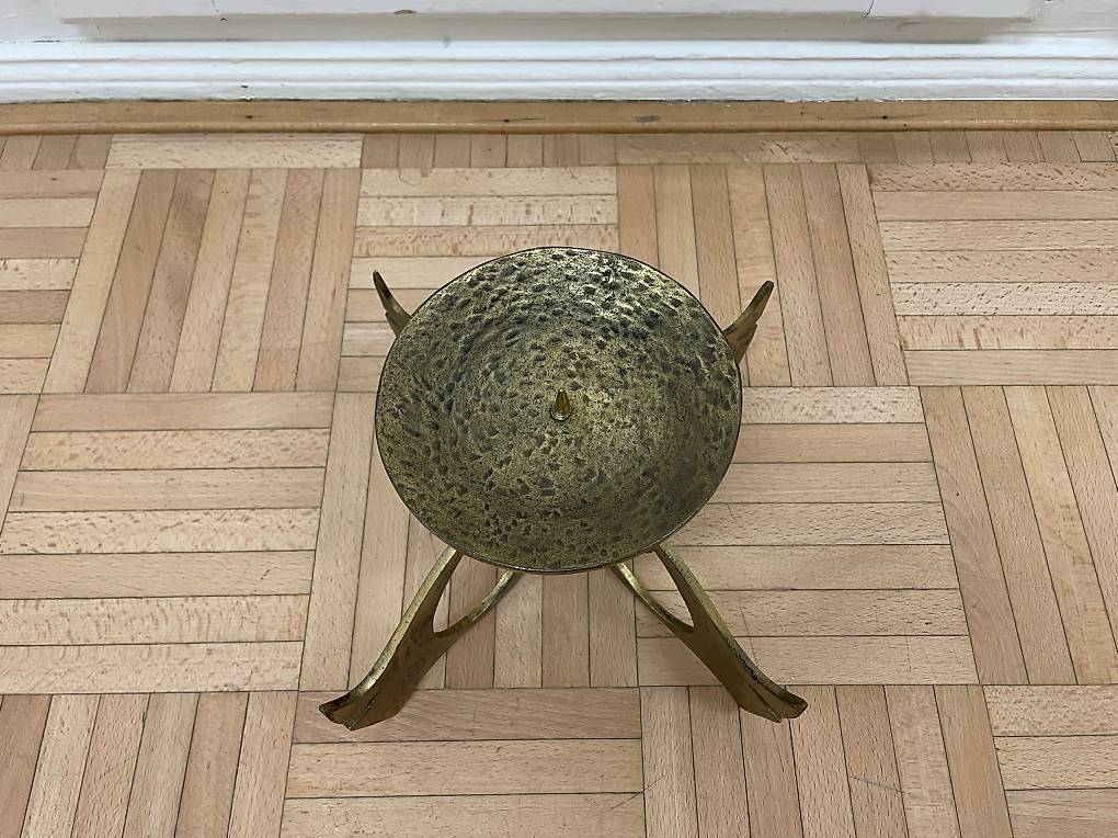 Vintage Brutalismus Messing Kerzenständer für grosse Kerzen im Kanton Zürich - tutti.ch