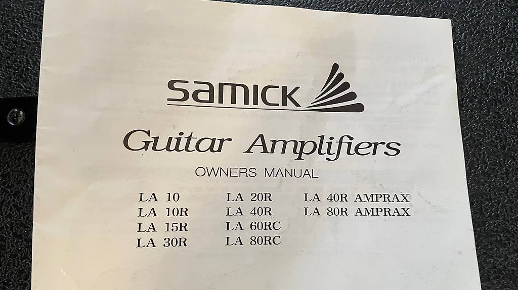 Samick Vanguard LA 40R combo amp im Kanton Basel-Landschaft - tutti.ch