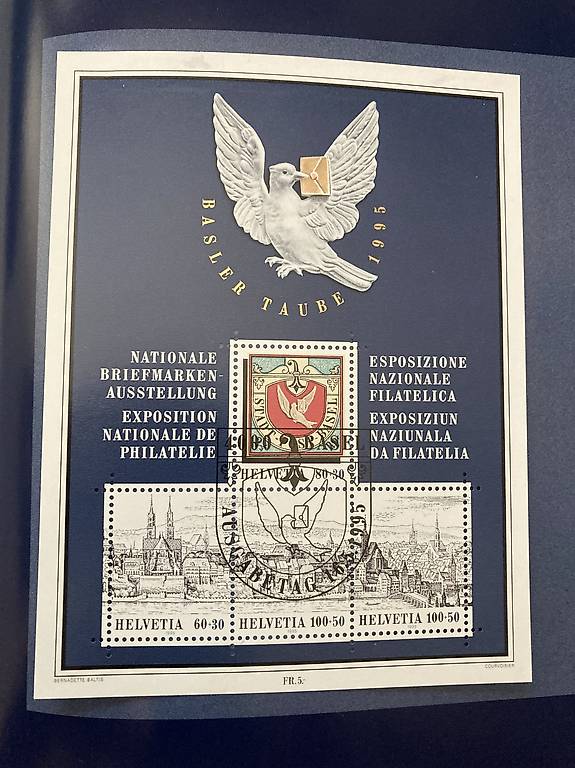 Jubiläumsbuch 150 J. Basler Taube mit Faksimilie und Block im Kanton Basel-Landschaft - tutti.ch