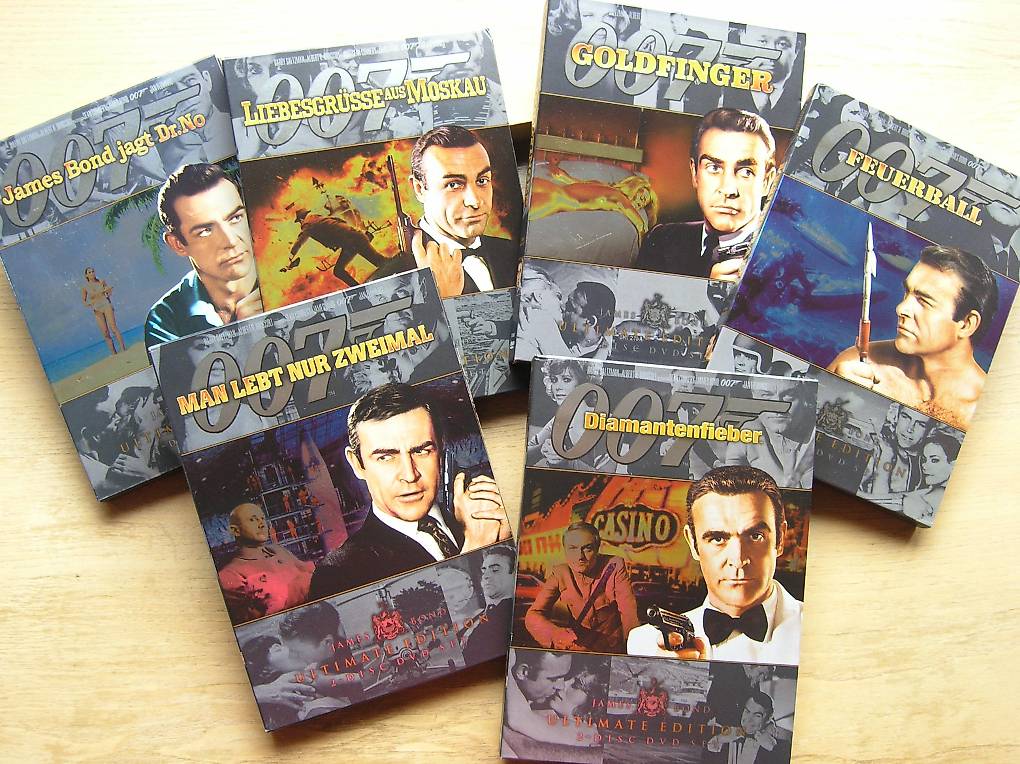 JAMES BOND 007 SEAN CONNERY 2 DVD ULTIMATE EDITION im Kanton St. Gallen - tutti.ch