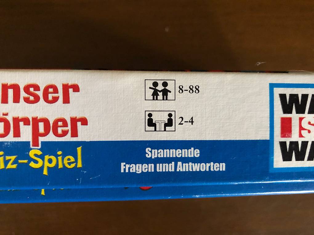 Brettspiel Unser Körper Quiz-Spiel im Kanton Tessin - tutti.ch