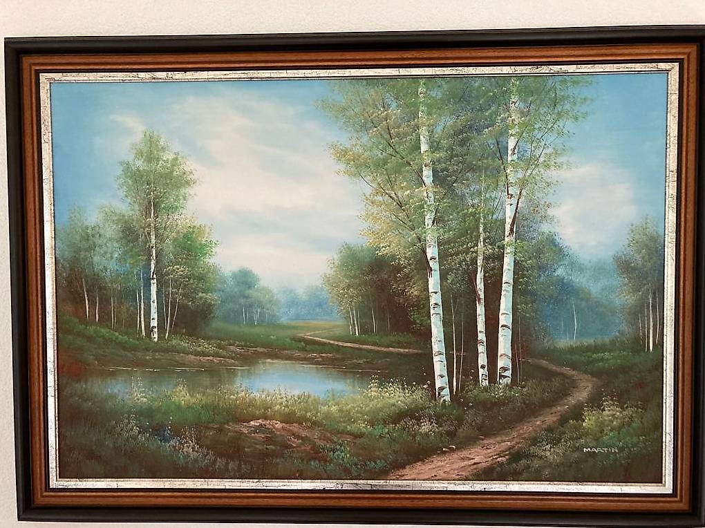 Öl Gemälde auf Leinwand vom MARTIN mit Holzrahmen im Kanton St. Gallen - tutti.ch
