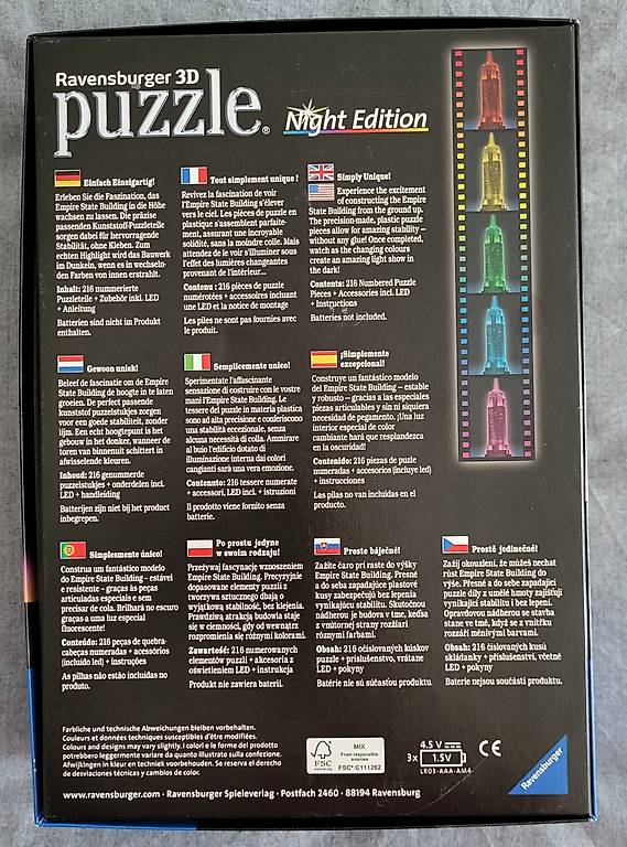 Ravensburger Empire State Building 3D Night Edition im Kanton Luzern - tutti.ch
