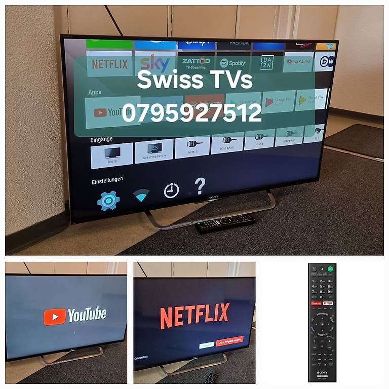 FERNSEHER Sony 43 4K SMART TV KD 43X8305C 3 Mt Gar im Kanton Aargau - tutti.ch
