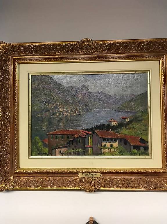 Meijer Fritz 1900-1969 Schweiz, Luganer See mit Prunkrahmen. im Kanton Thurgau - tutti.ch