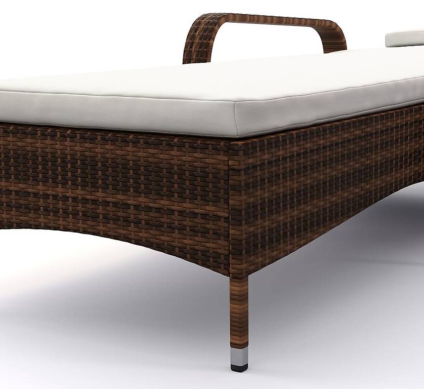 [TOP-ANGEBOT] Liegestuhl Rattan MAYA braun im Kanton Aargau - tutti.ch