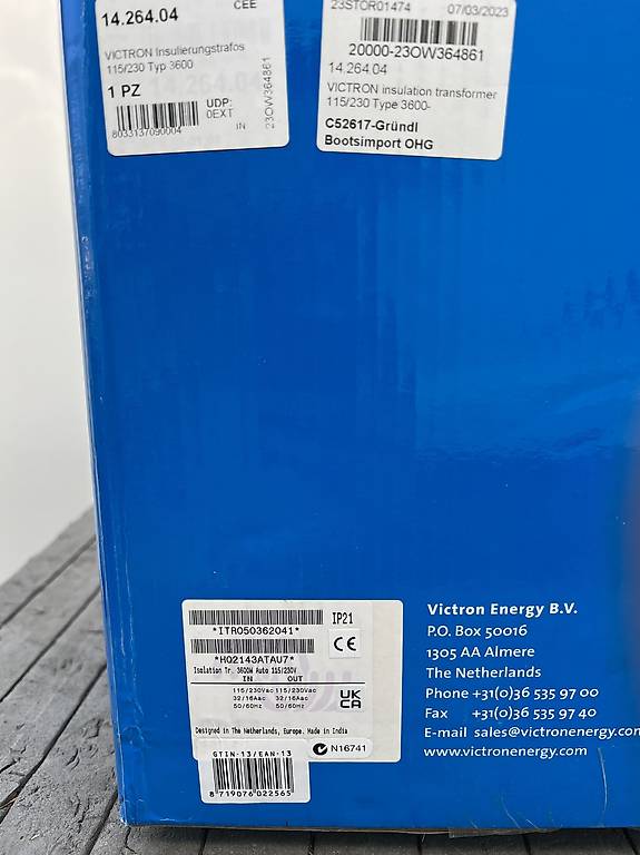 Victron Energy Trenntransformator Transformer 3600w Auto 115 Im Kanton