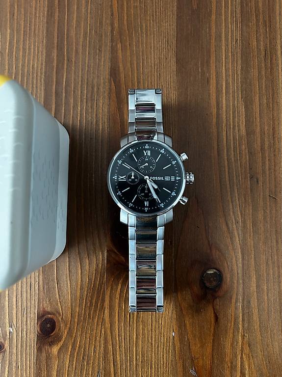 Fossil Herren Uhr Chronograph Edelstahl mit Box im Kanton Bern - tutti.ch