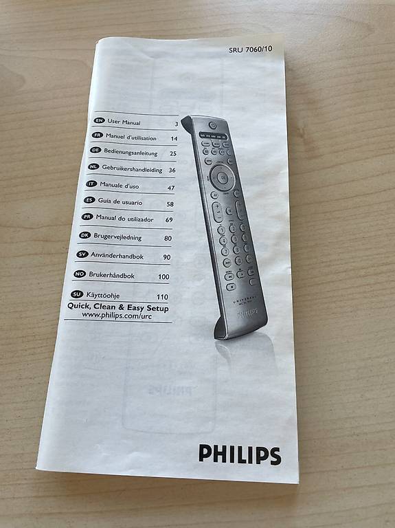 Philips Tv Fernbedienung Bedienungsanleitung