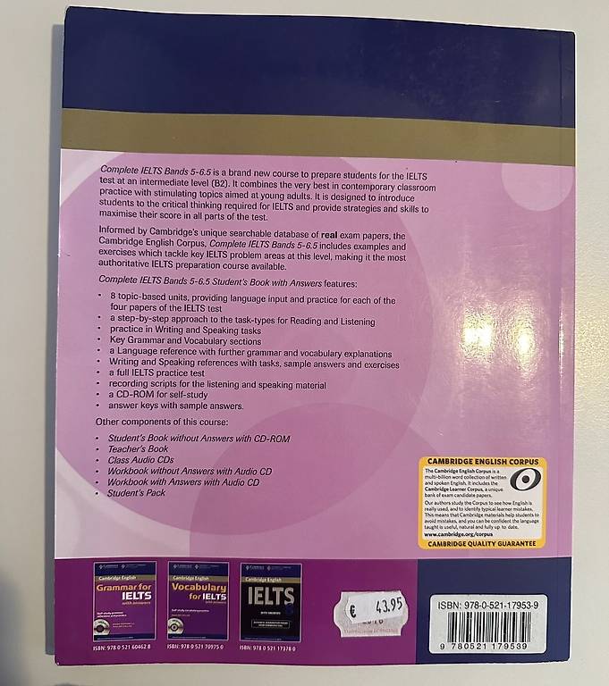 Cambridge English Complete IELTS Bands B1-B2-C1 im Kanton Bern - tutti.ch