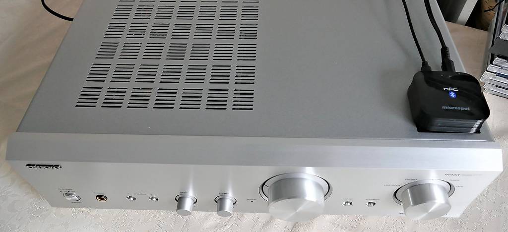 Onkyo A-9155 StereoVerstärker mit Bluetooth,Lautsprecher A+B im Kanton Zürich - tutti.ch