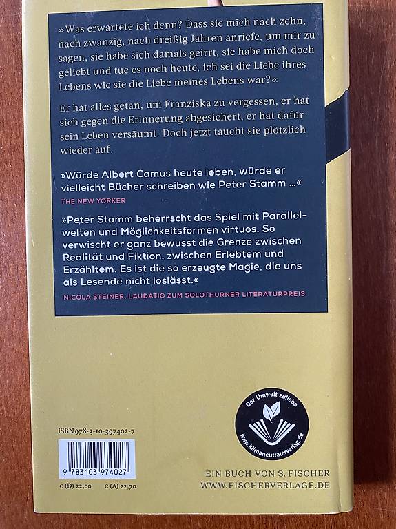 Peter Stamm Das Archiv der Gefühle im Kanton Aargau - tutti.ch