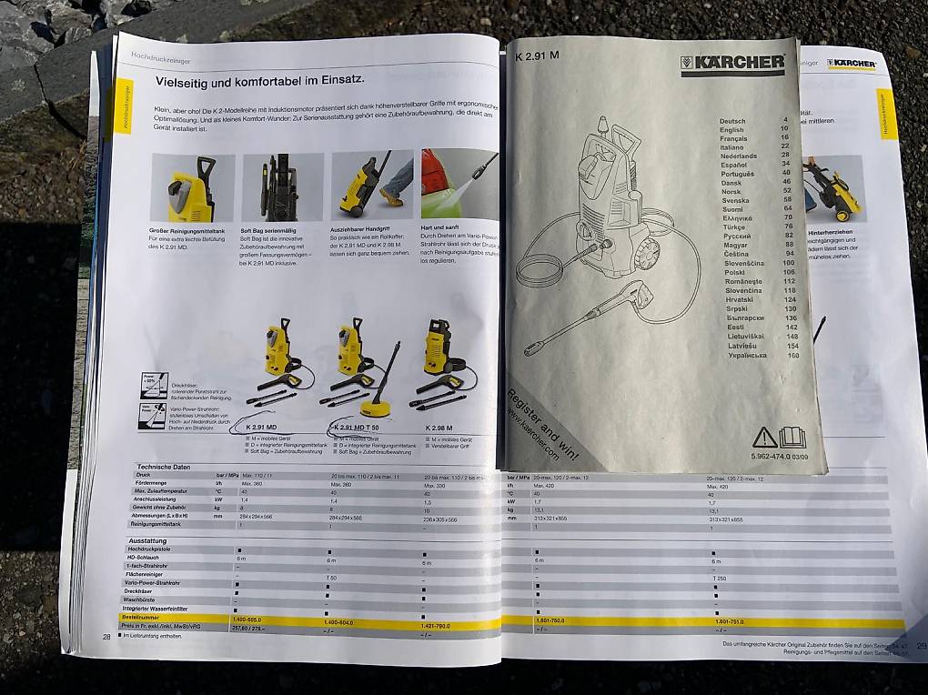 Kärcher Hochdruckreiniger K2.91 inkl. Zubehör im Kanton Schwyz - tutti.ch