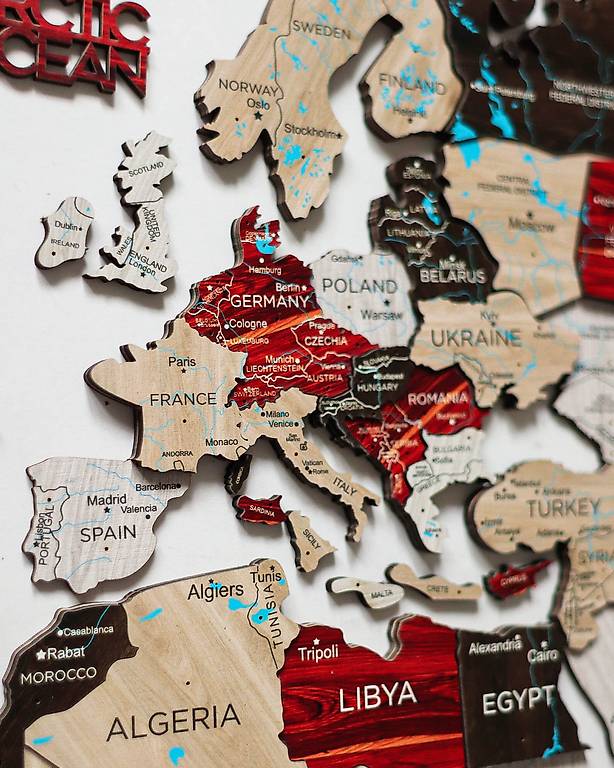 URBAN - Weltkarte aus Holz M im Kanton Bern - tutti.ch