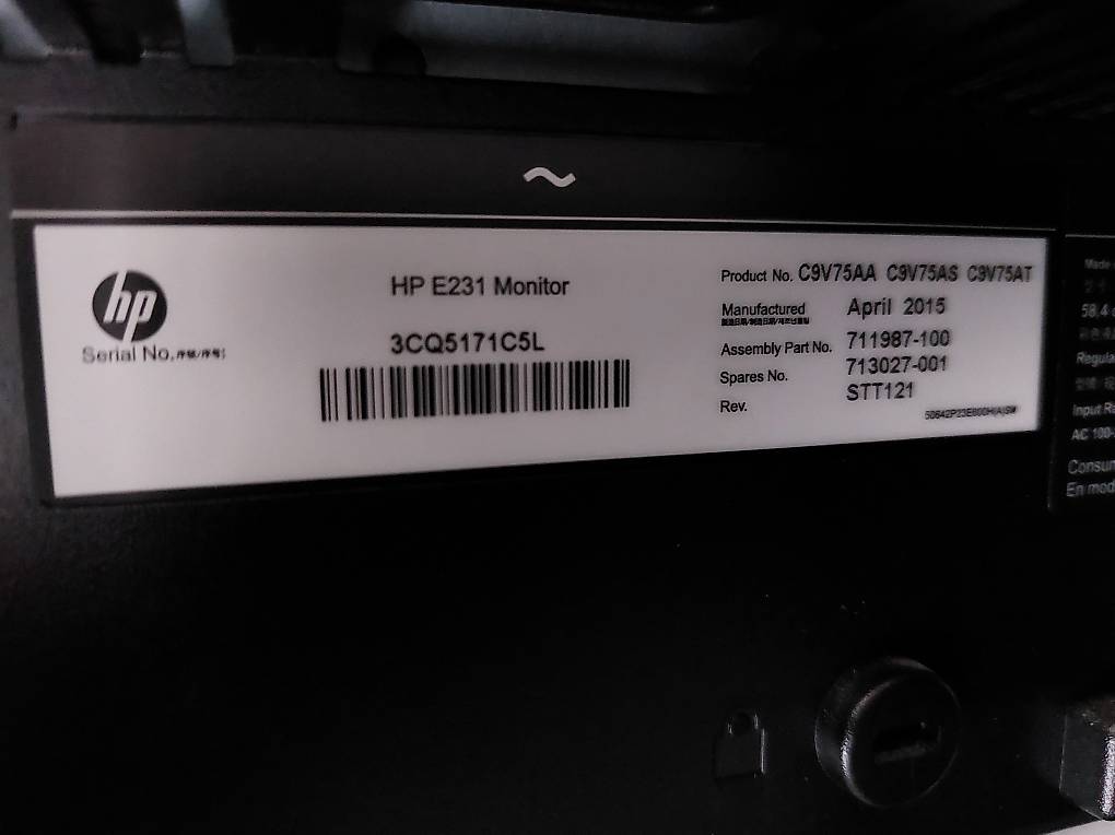 Monitor HP E231 im Kanton Basel-Landschaft - tutti.ch