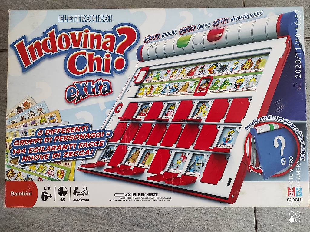 GIOCO DI SOCIETÀ "INDOVINA CHI" EXTRA ELETTRONICO im Kanton Tessin ...