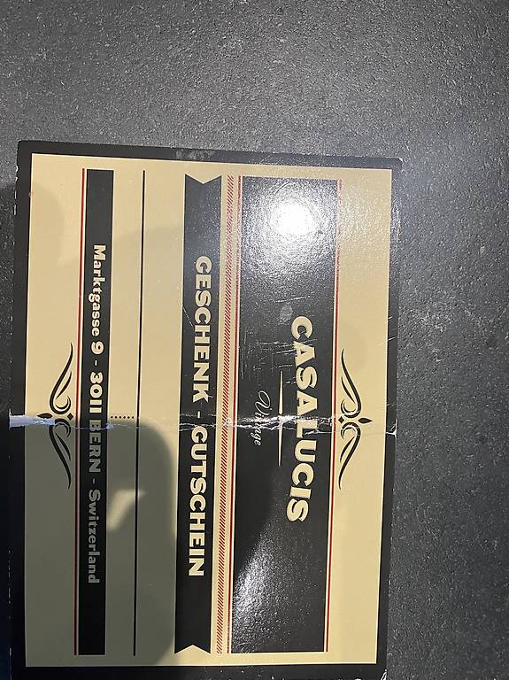 Geschenk Gutschein im Kanton Bern - tutti.ch