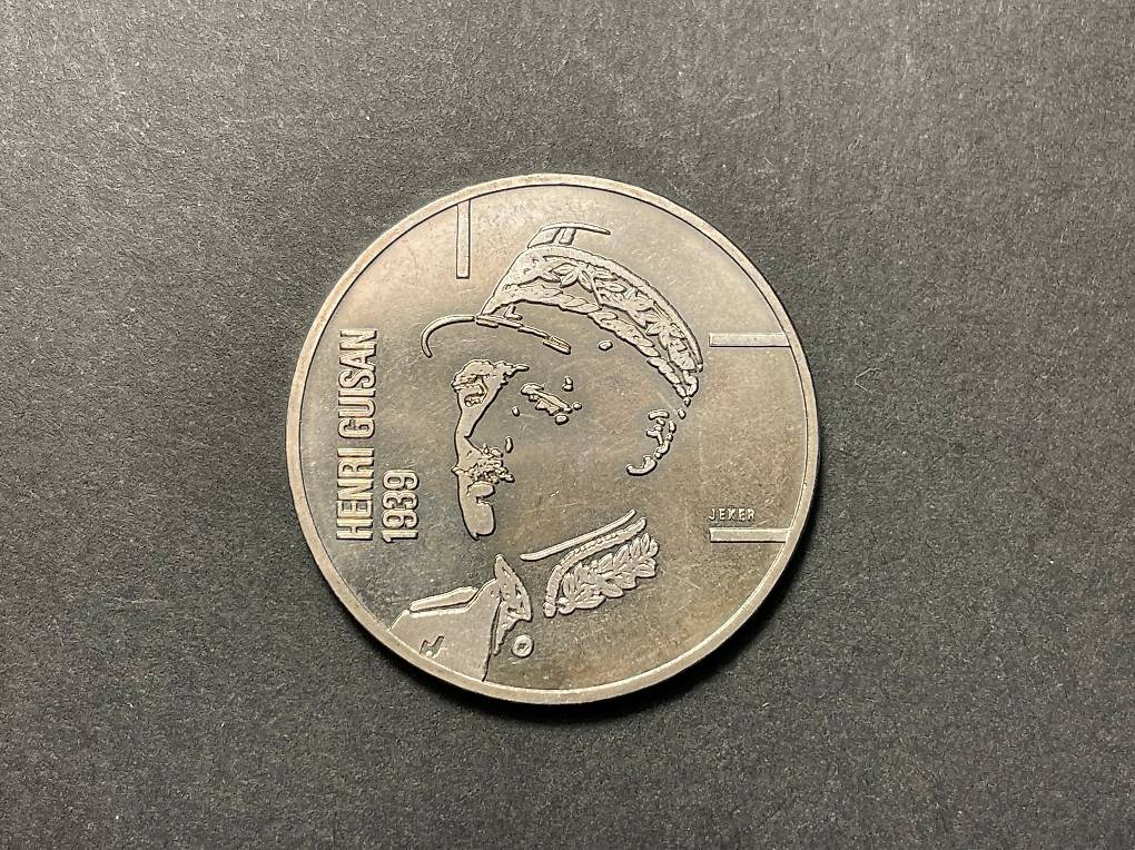 5 CHF - Franken - Gedenkmünze General Henri Guisan 1989 im Kanton Zürich - tutti.ch