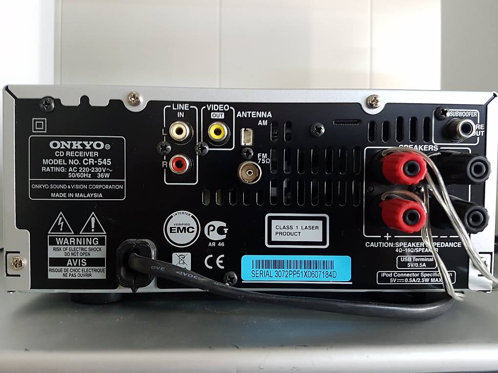 ONKYO CR 545 CD HiFi Mini-System im Kanton Basel-Landschaft - tutti.ch