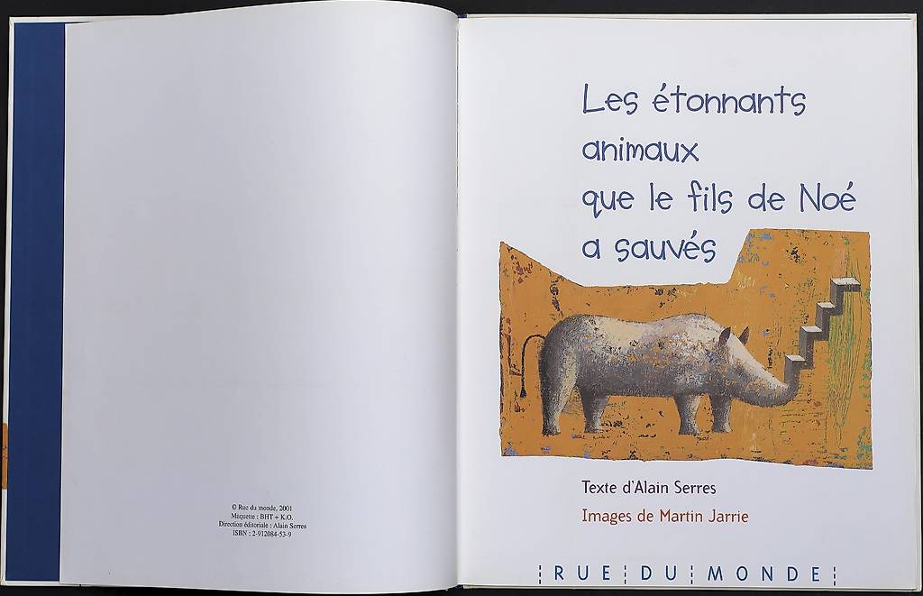 LES ÉTONNANTS ANIMAUX © 2001 "Que le Fils de Noé a sauvés" im Kanton ...