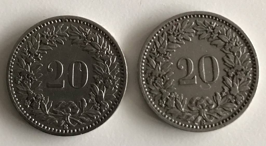 20 Rappen Münzen Cantone Zurigo - tutti.ch