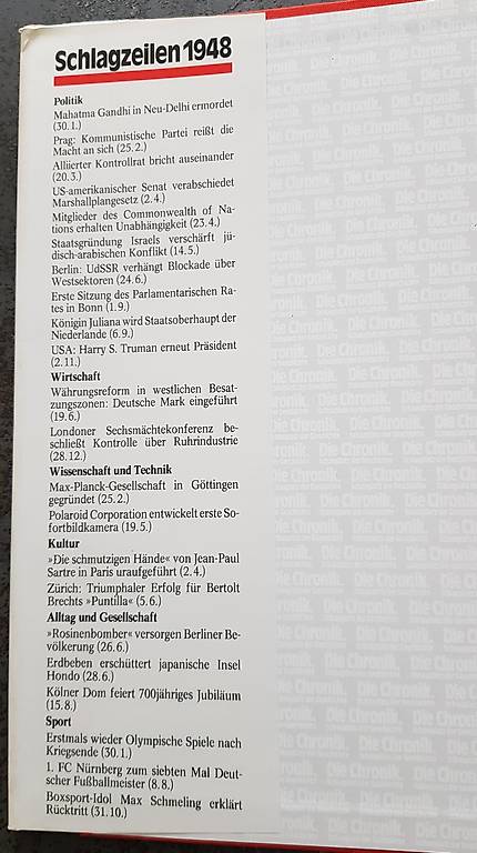 1948 Chronik Tag für Tag in Wort und Bild im Kanton Basel-Landschaft - tutti.ch