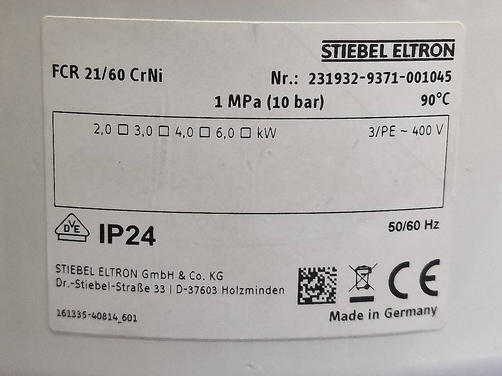 Heizflansch Stiebel-Eltron FCR 21/60 CrNi im Kanton Zürich - tutti.ch