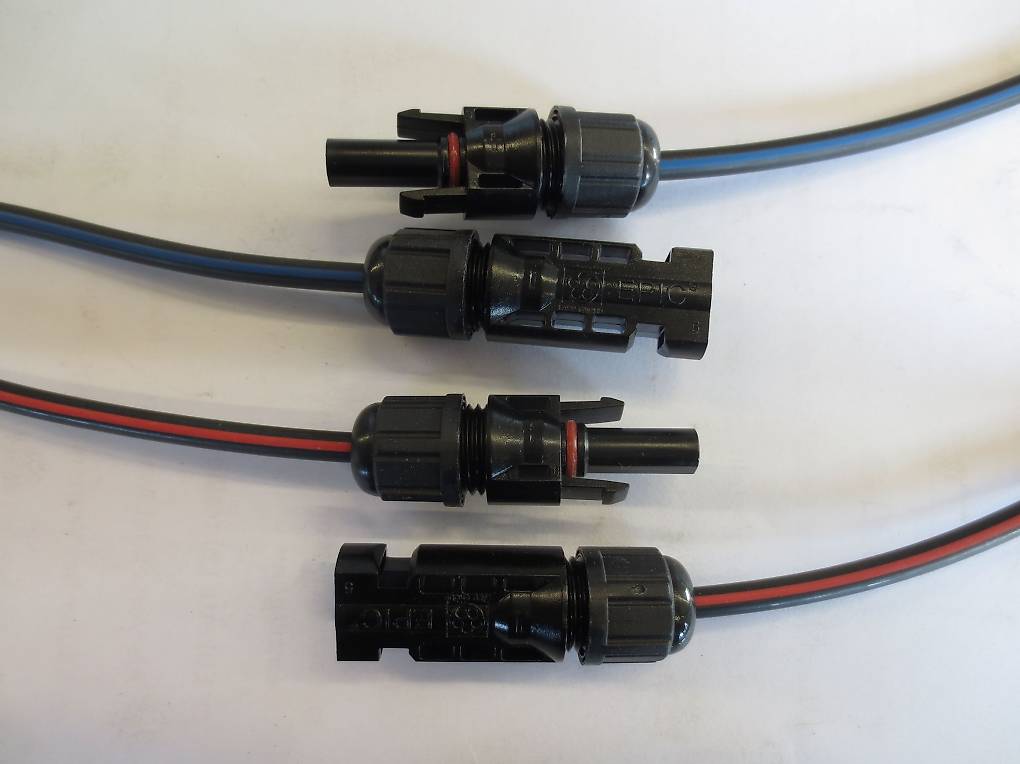 2x 5m Solarkabel SET 6mm2 rot + blau MC4 im Kanton Luzern - tutti.ch