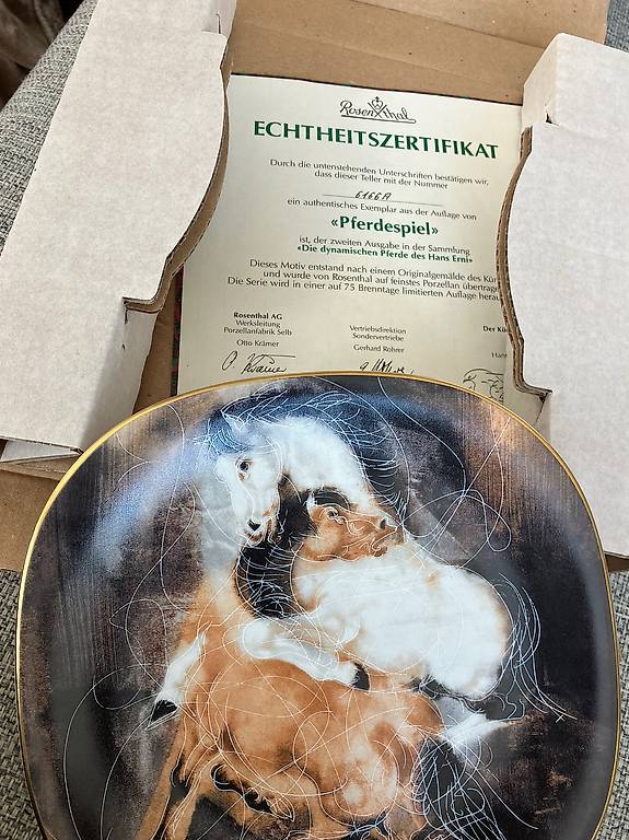 Teller Hans Erni Rosenthal 5 Stück im Kanton Zürich - tutti.ch