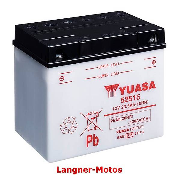 52515 Yuasa Motorrad Batterie 12V 25AH 130A EN BMW K1 Guzzi im Kanton ...