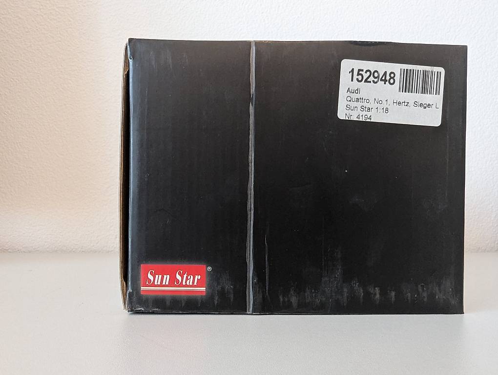 SunStar Classic Rally:Audi Quattro No 1. Herzt Sieger L 1:18 im Kanton ...