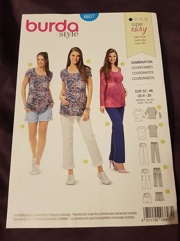 burda style 6607 Umstandskombination im Kanton Zürich - tutti.ch