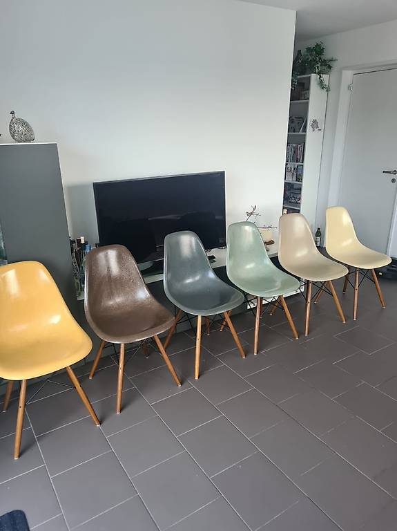Set mit 6 Eames Herman Miller Chairs Canton Zurich - tutti.ch