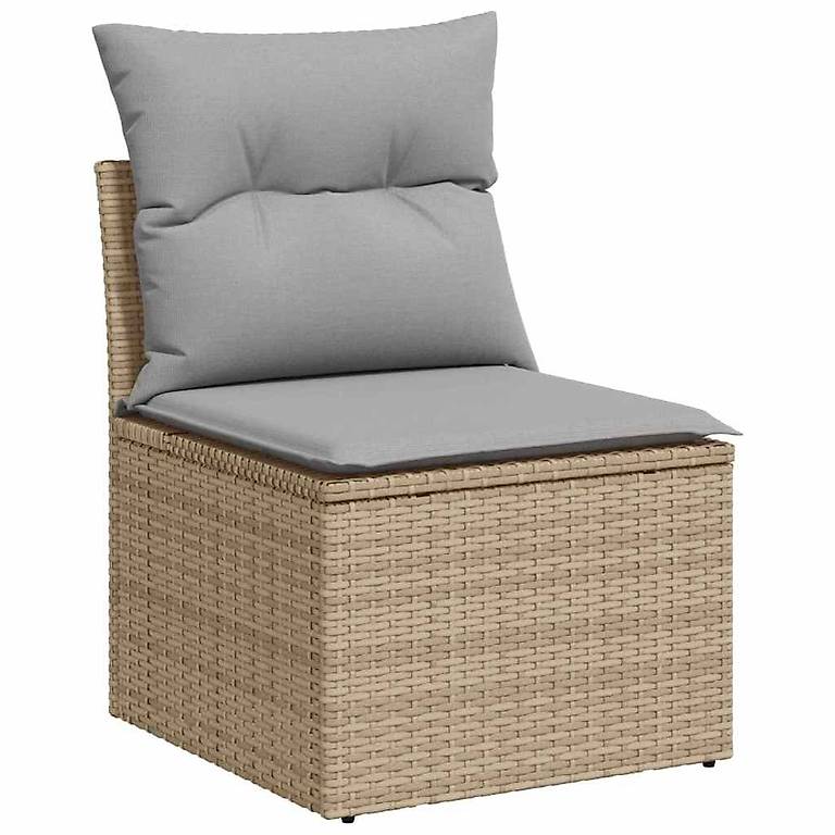 Neu!!! Gartensofa-set Beige und Grau 55 x 55 x 37 cm Poly-Ra im Kanton ...