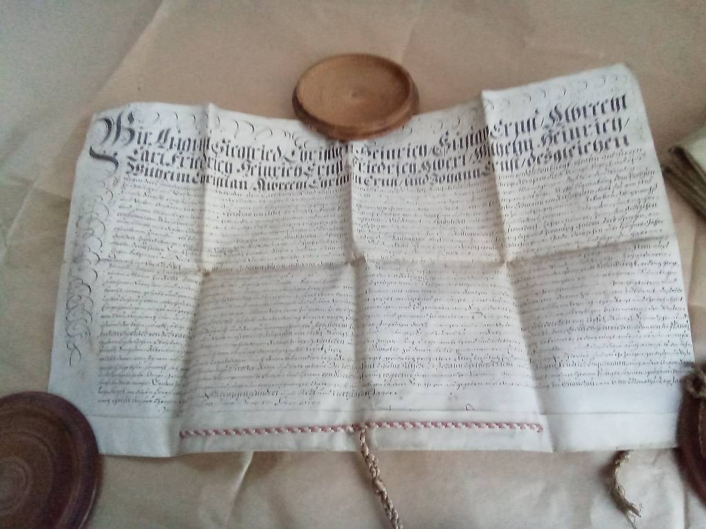 Antike Schriftstücke mit Siegel aus dem 18. Jahrhundert Cantone Zurigo ...