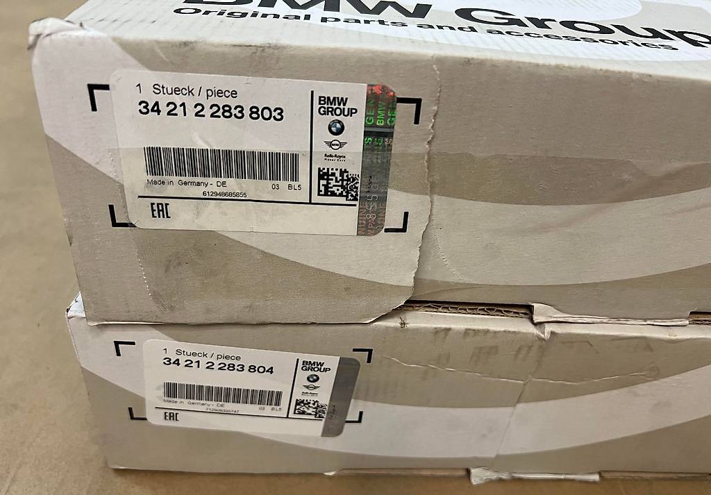 Original BMW M3 E90 E92 E93 1er M E82 Bremsscheiben hinten im Kanton ...