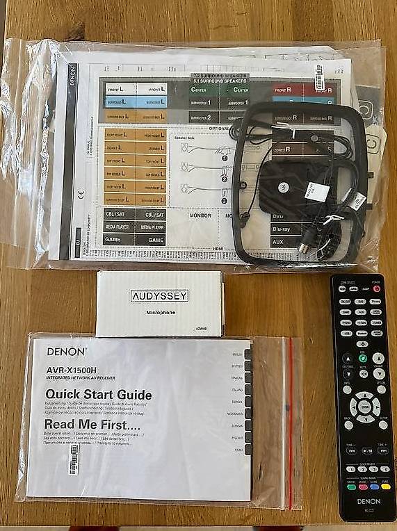 Denon AVR-X1500H A/V Receiver ink. Zubehör im Kanton Zürich - tutti.ch