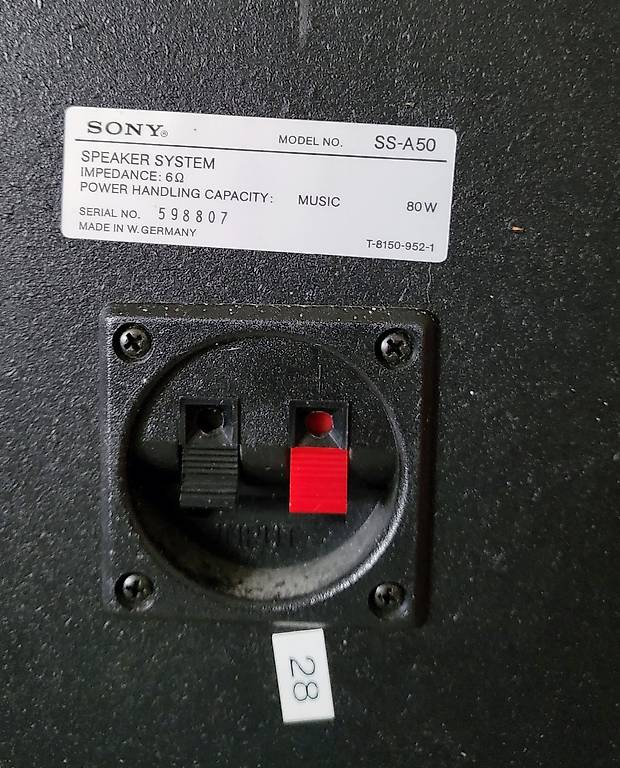 Sony SS-A50 Lautsprecher 80W 6 Ohm Lautsprecherboxen im Kanton Aargau ...