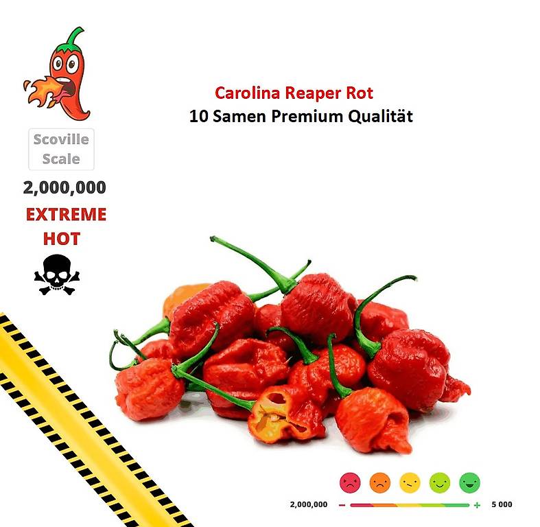 Chili Carolina Reaper HP22B? Rot/Red Ernte 2022 im Kanton St. Gallen ...
