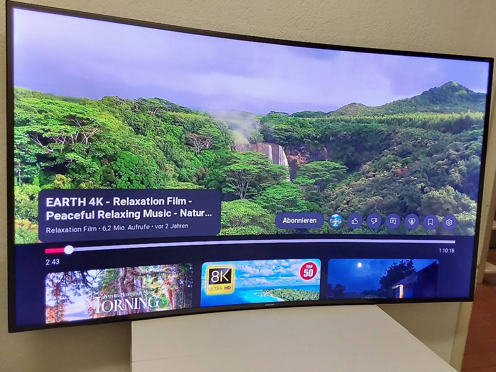 Curved Samsung 65 Zoll 4K UHD WiFi HDMI Smart TV im Kanton Zürich ...