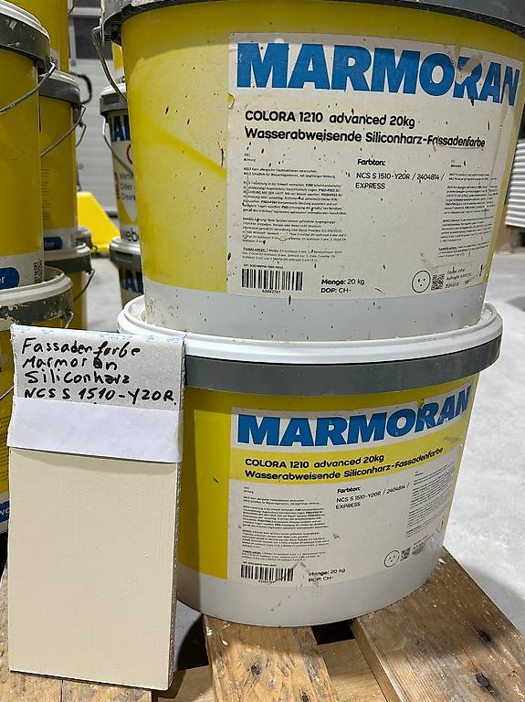 2x Marmoran Fassadenfarbe Siliconharz im Kanton Basel-Landschaft - tutti.ch
