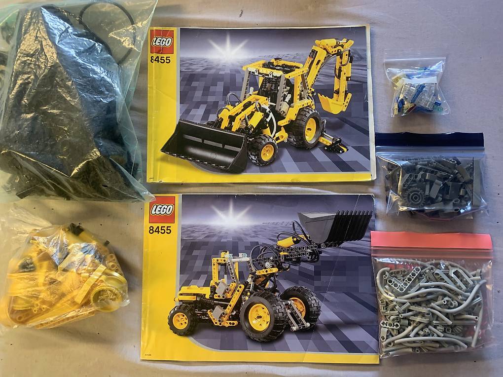 Lego Technic Baggerlader 8455 mit den Originalbauanleitungen im Kanton ...