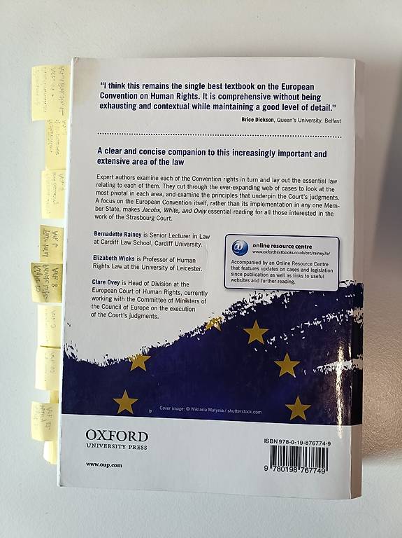The European Convention on Human Right (7th edition) im Kanton ...