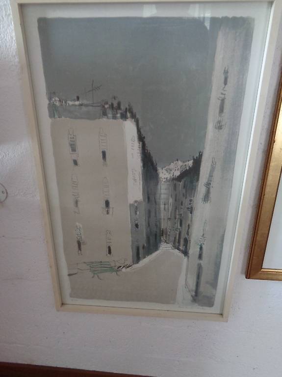 Hans R. Sieber "Strasse in Genua" + 5 opere diverse Cantone Ticino ...