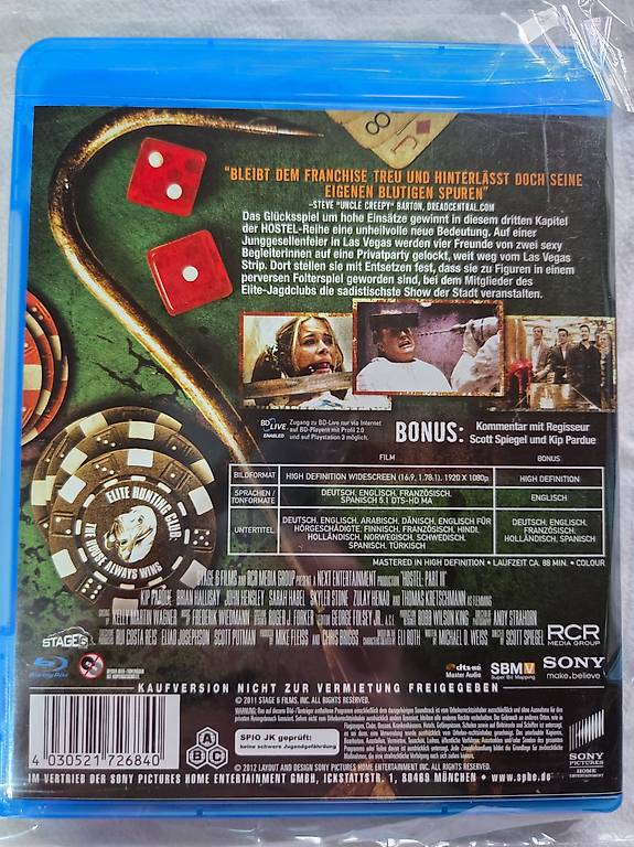 Hostel 3 - Blu-ray - Ungekürzte Fassung im Kanton St. Gallen - tutti.ch