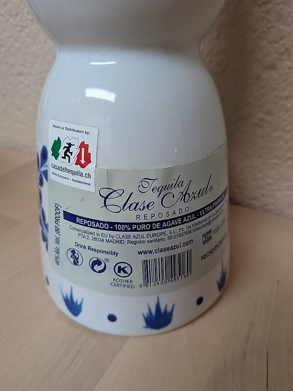 UNGEÖFFNET Tequila Clase Azul Reposado 70cl im Kanton St. Gallen - tutti.ch
