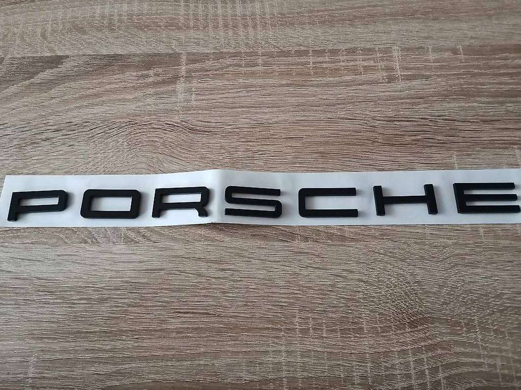 Porsche Glossy Black Lettering Emblem Logo im Kanton Zürich - tutti.ch