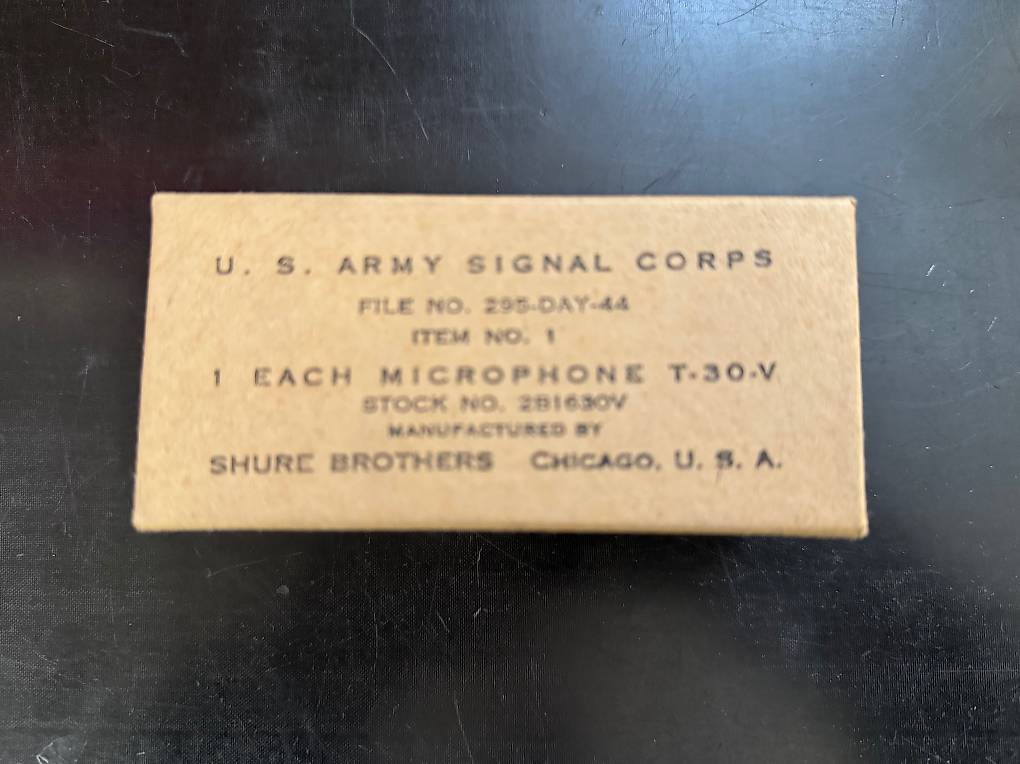 US Army Signal Corps 1x Microphone im Kanton Aargau - tutti.ch