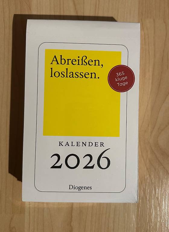 Diogenes Abreißkalender 2026 ?Abreißen, loslassen? Canton Zurich - tutti.ch